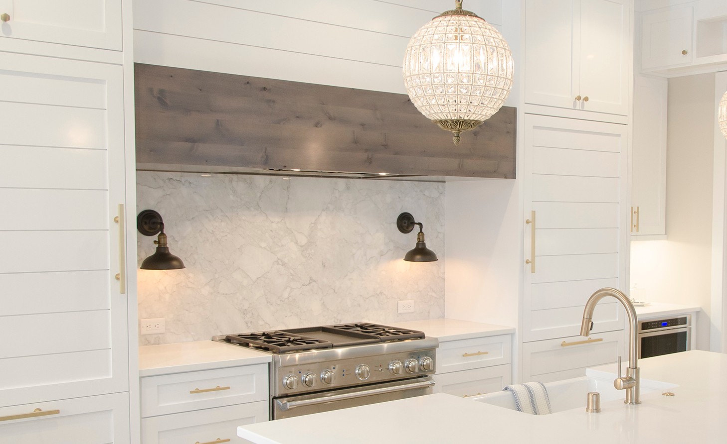 Splashback For Marble Kitchen Bench Tops | Seein Glass Designs